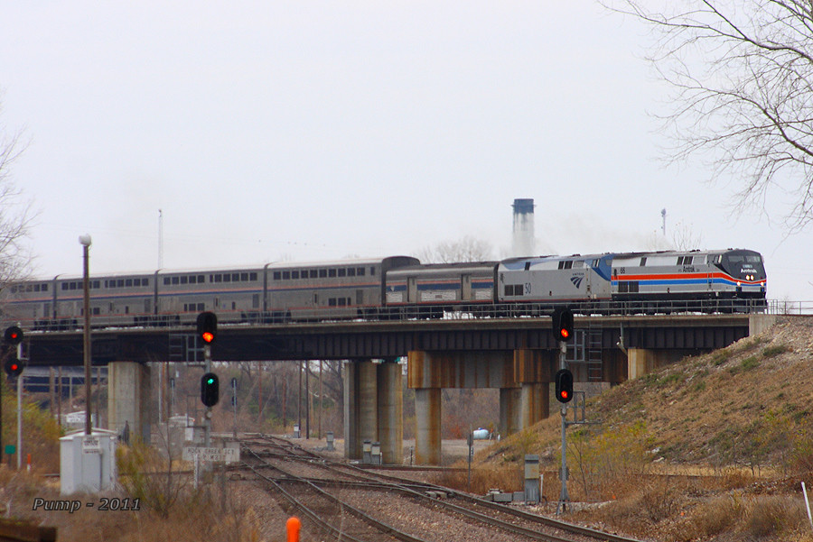 Eastbound Amtrak Southwest Chief Train #4 - AMTK 66